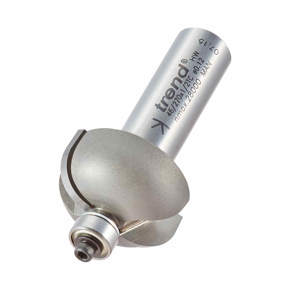 46/270X1/2TC - Bearing guided cove cutter 9.5mm radius - Trend Products ...
