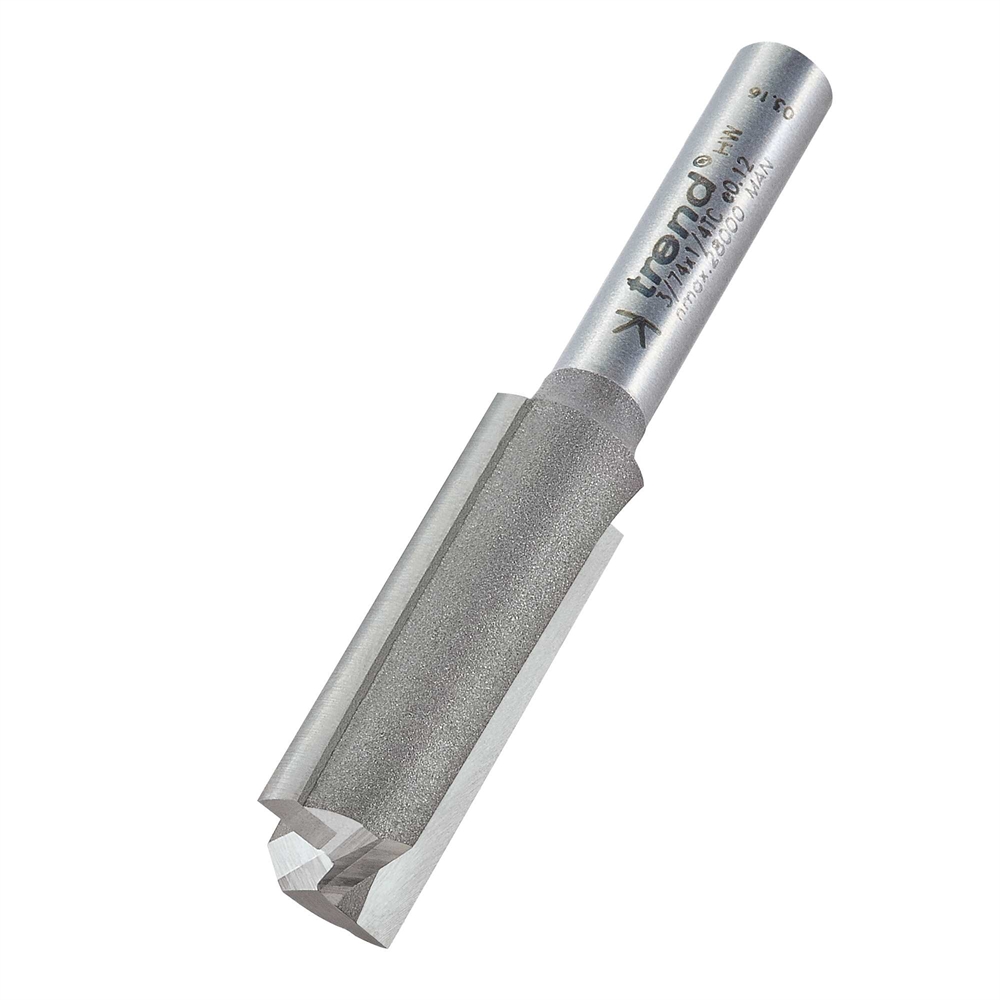 3/74X1/4TC - Two flute cutter 12mm diameter - Trend Products Online