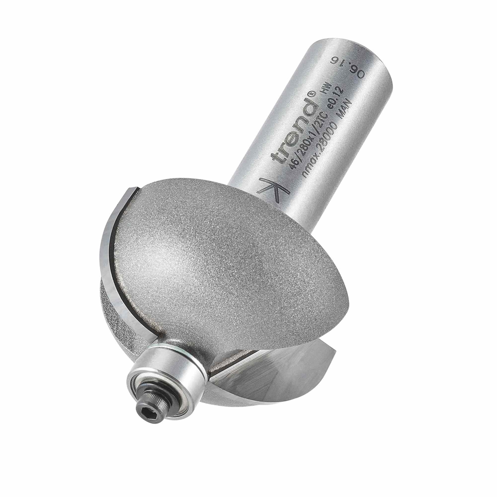 46/280X1/2TC - Bearing guided cove cutter 12.7mm radius - Trend ...