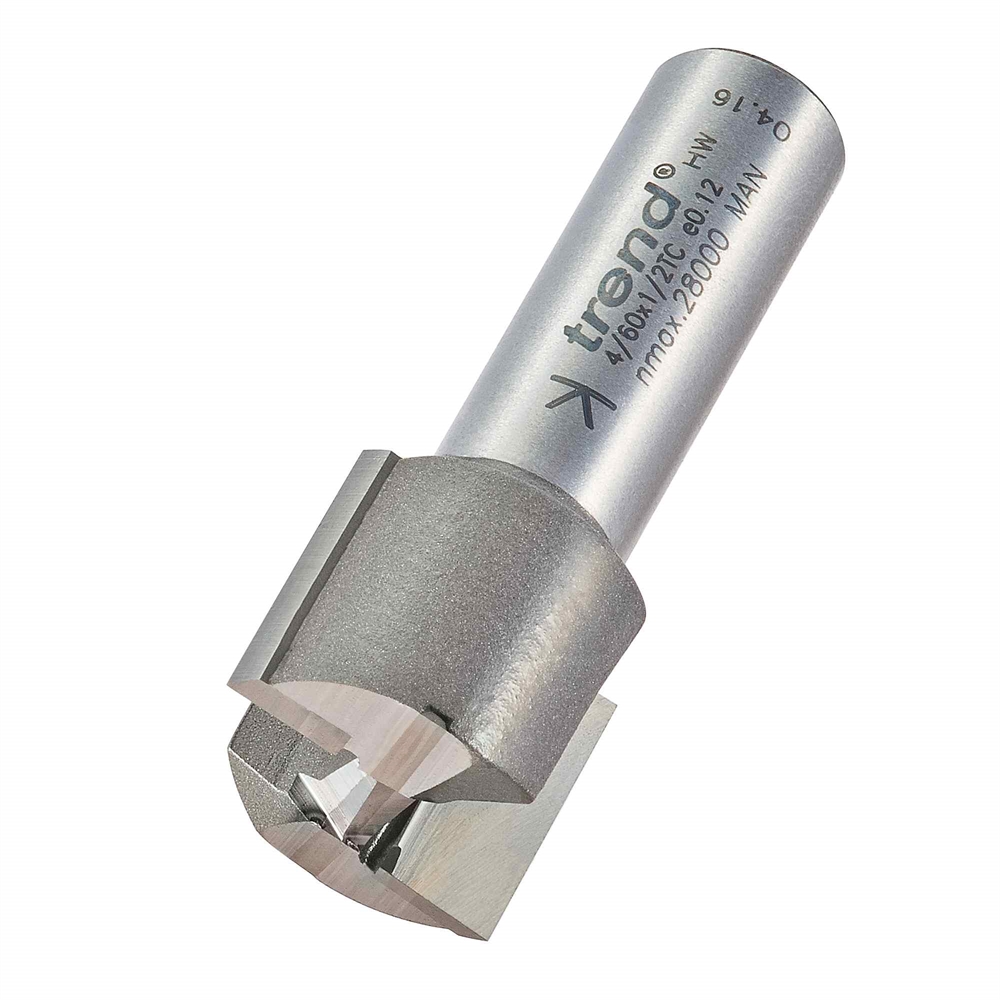 4/60X1/2TC - Two flute cutter 22mm diameter - Trend Products Online