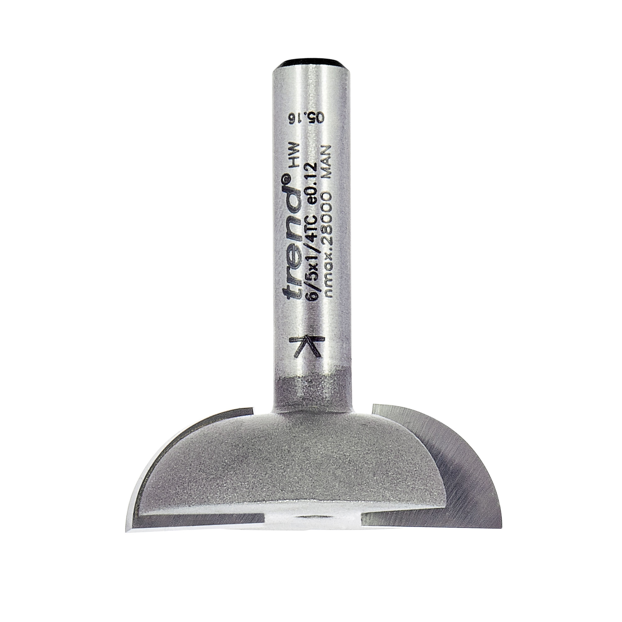 6/5X1/4TC - Sash bar ovolo cutter 10mm radius - Trend Products Online