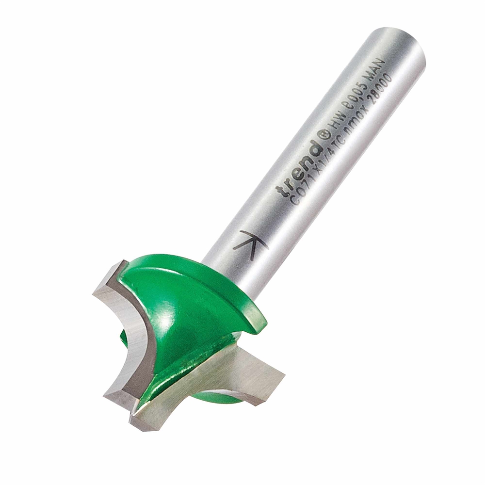 C071X1/4TC - Sash bar 6.3mm radius x 19.1mm cut - Trend Products Online