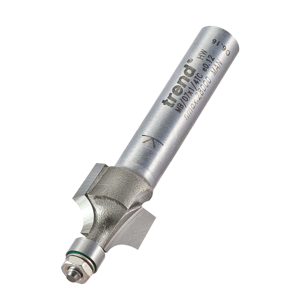 MB/07X1/4TC - Mini guided round over radius 3.2mm x 11.1mm - Trend ...