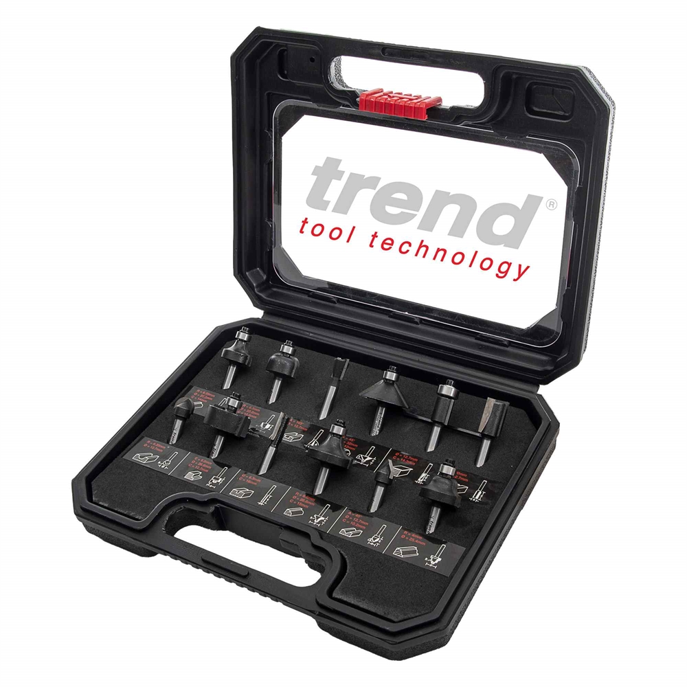 SET/SS8X1/4TC - 12 piece starter cutter set - Trend Products Online