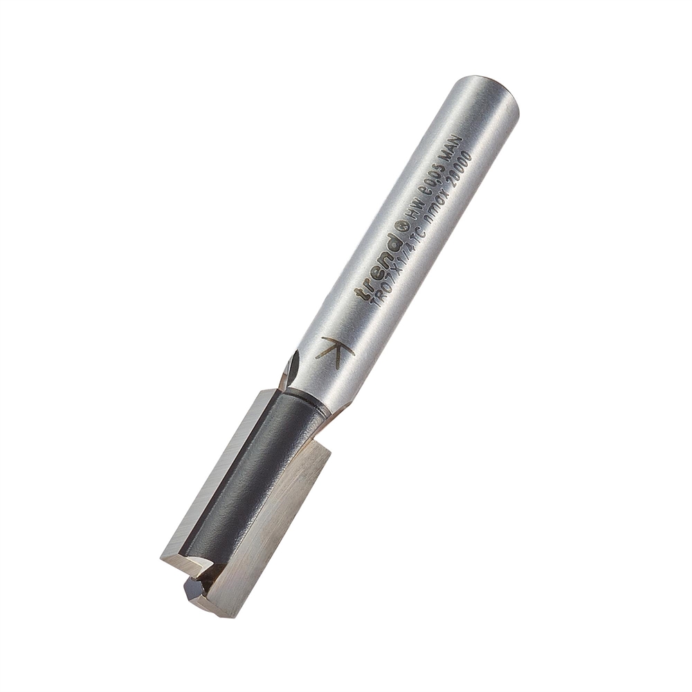 TR07X1/4TC - Two flute cutter 8mm diameter - Trend Products Online