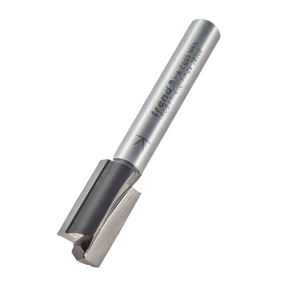TR09X1/4TC - Two flute cutter 10mm diameter - Trend Products Online